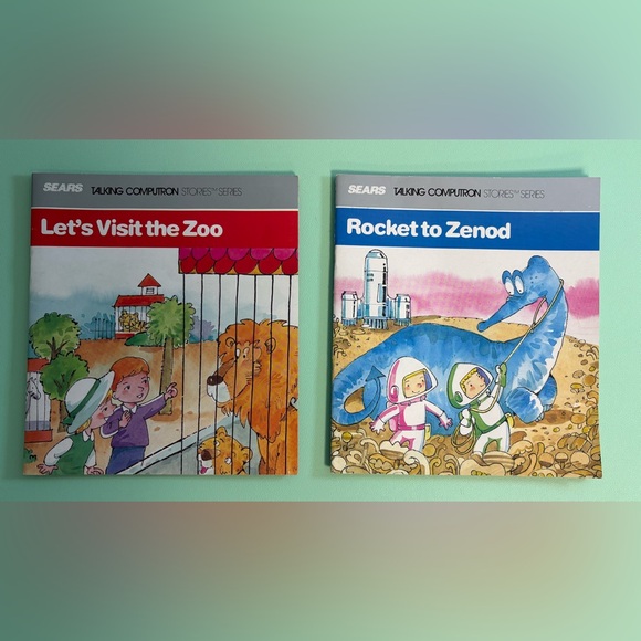 Sears | Other | Vintage 986 Sears Talking Computron Kid Books Rocket To ...